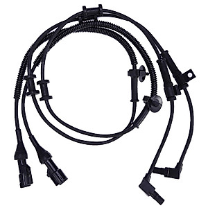 Front Left & Right ABS Wheel Speed Sensor Replacement for Ford Excursion 2000-2005 F-250 F-350 F-450 F-550 Super Duty 1999-2004 F650 F750 F800 Replace# ALS197 5S6024 SU7557 BRAB68 F81Z2C204BA (2Pcs)