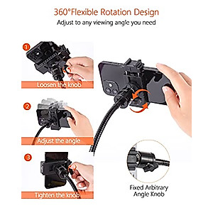 Adjustable Phone Tripod, Phone Stand for Recording, Overhead Phone Mount, Tabletop Tripod for Cookie Decorating and Teaching Online Live Streaming and Showing Drawing Sketching Cooking Recording
