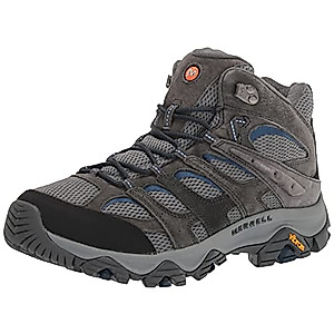 Merrell Men's Moab 3 Mid Hiking Boot, Granite, 10