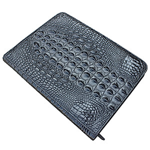TURKRA Classical 504 Pockets Black Crocodile Pattern Leather Cover Card Binder, Premium 9-Pocket Card Album for collectible trading cards and sports cards