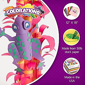 Construction Paper,Holiday Green,12 inches x 18 inches,50 Sheets, Heavyweight Construction Paper, Crafts,Art,Kids Art,Painting, Coloring,Drawing,Creating,Arts and Crafts,Paper,Art Project,All