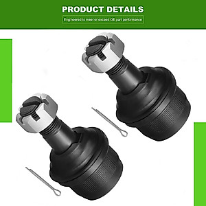 SCITOO 8pcs Front Suspension Kit Inner Outer Tie Rod End Lower Upper Ball Joint Fit 1987-1991 for Chevy Blazer K5 Blazer K10 K20 Suburban V10 V20 for GMC Jimmy K1500 K2500