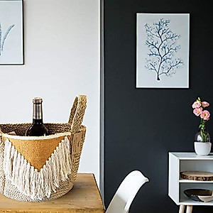 Gully And Vine Jute Basket Planter with Handles – Modern Natural Woven Boho Décor Used as Indoor Pot Plant Cover for 11 inch Pot, Storage Organizer, Toys, Laundry – 13 inch x 12 inch H x 14 inch