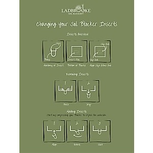 Ladbrooke Genuine Cubic Inserts, Set of 4. Snap in - for Use in The Mini 4, and Long-Handle Multi 6 and Multi 12 Soil Blockers, Made in England
