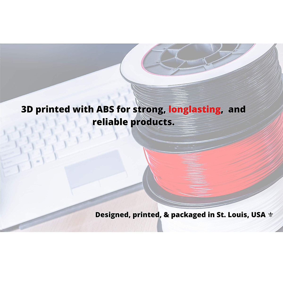 3DLASERSLAB Damage-Free Controller Wall Mount Kit for Xbox One (4 Pack, Black), Microsoft, Easy Install, 3M Command Strip Included (Black, 4)