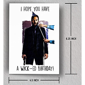 A Wicked Birthday Card | Badass Birthday Card for Boyfriend | Husband | Blank Card