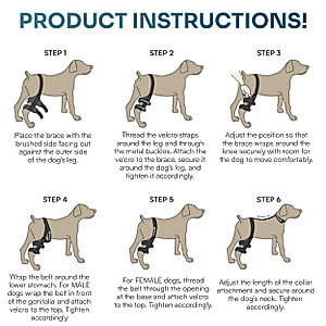 Dog Brace for Acl Tear Back Leg - Hip Dysplasia Brace for Dogs - Dog Hip Brace - Acl Brace for Dogs - Knee Brace for Dogs with Torn Acl - Dog Acl Knee Brace - Dog Acl Brace Hind Leg - Dog Acl Brace -S