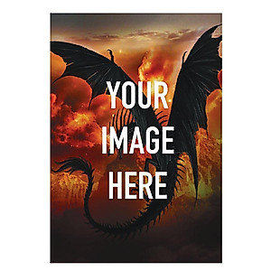 Custom Card Sleeves Border 60ct with Your Design for Gaming Cards Standard Size Magic The Gathering,