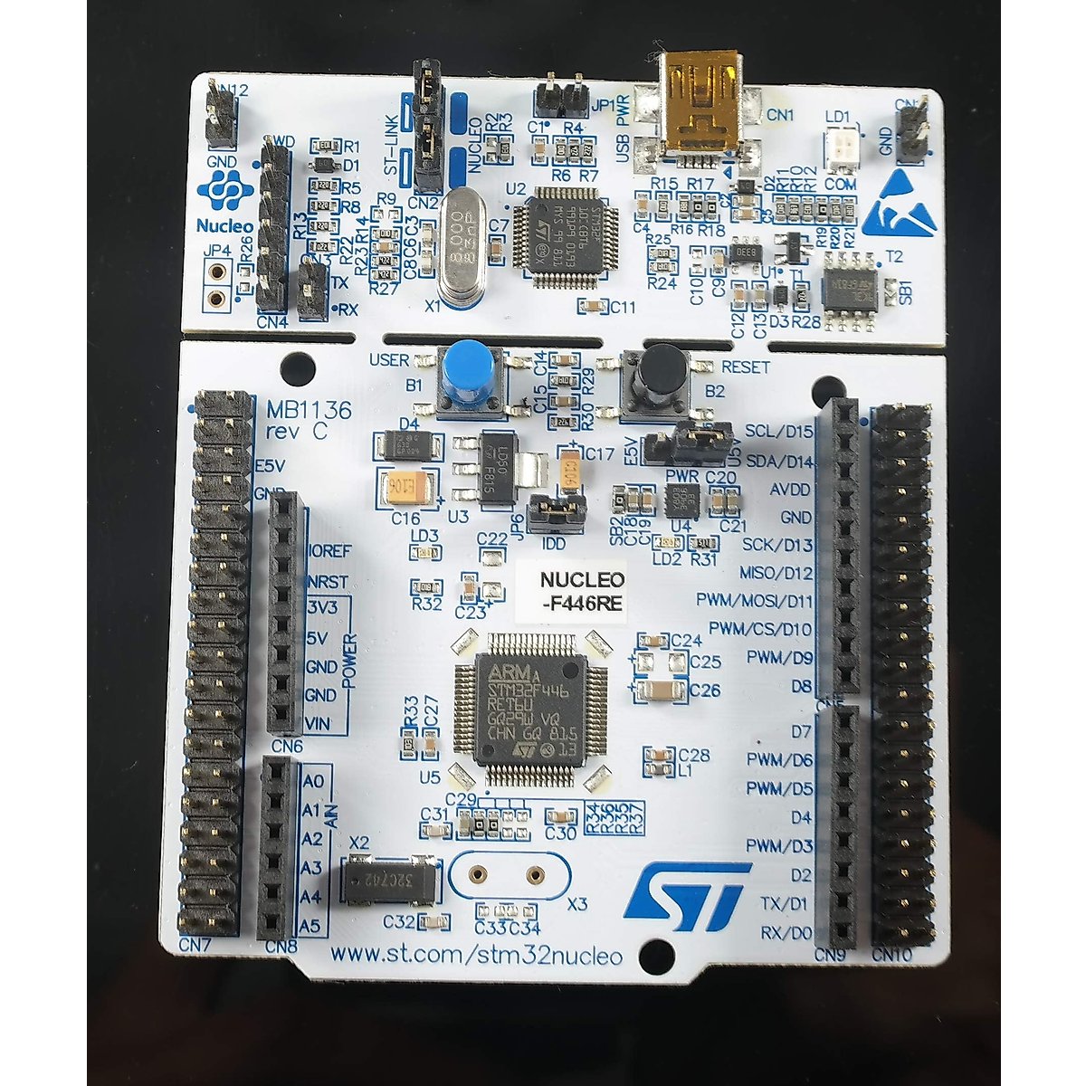 STM32 Nucleo Development Board with STM32F446RE MCU NUCLEO-F446RE