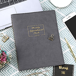 2023 Weekly Appointment Book - Daily Hourly Planner 2023, January 2023- December 2023, 8.4" x 10.6", 15-Minute Interval, Flexible Soft Cover, Twin-Wire Binding, Perfect for Your Life