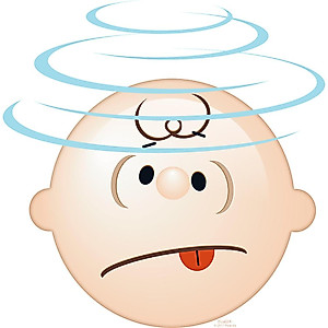 CafePress Peanuts Charlie Brown Dizzy Emoj Ceramic Coffee Mug, Tea Cup 11 oz