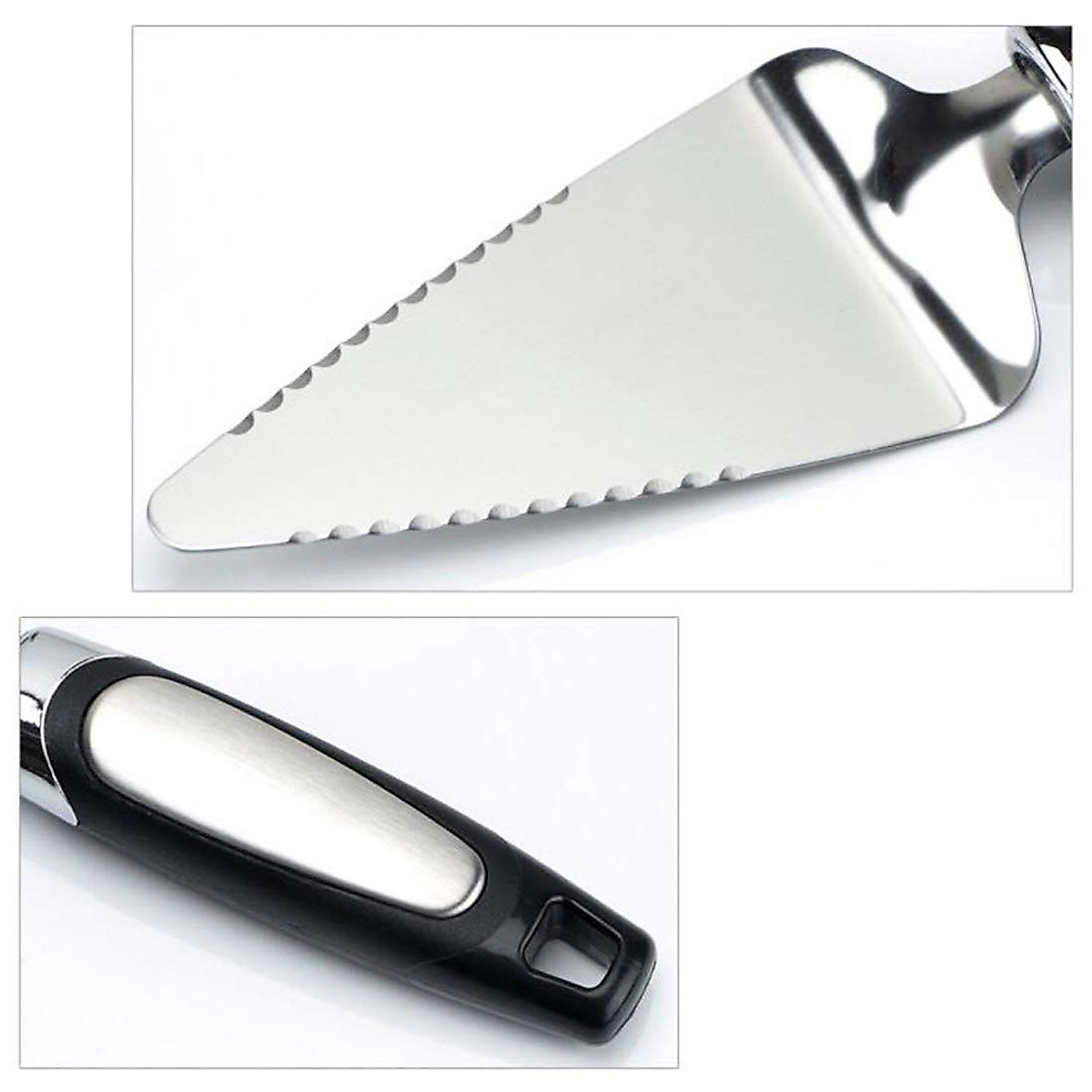 Tosnail 2 Pack Stainless Steel Pie and Cake Cutter Cake Server