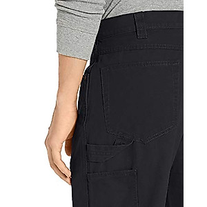 Amazon Essentials Men's Carpenter Jean with Tool Pockets, Black, 36W x 32L