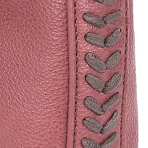 Braided Boho Crossbody -Slim Cat - Berry