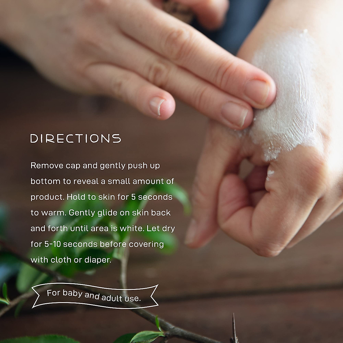 Farmstead Apothecary Baby Diaper Stick 1.5 oz