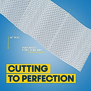 Bubble Cushioning Wrap Bubble Rolls Perforated Every 12 Inches - 12 Inches x 72 Feet Total - Ideal for Shipping Packing Moving Bubble Packing Moving Wrap