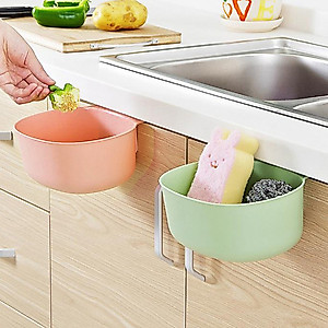 wsloftyGYd Kitchen Cabinet Hanging Garbage Waste Bin Can Trash Barrel Storage Container