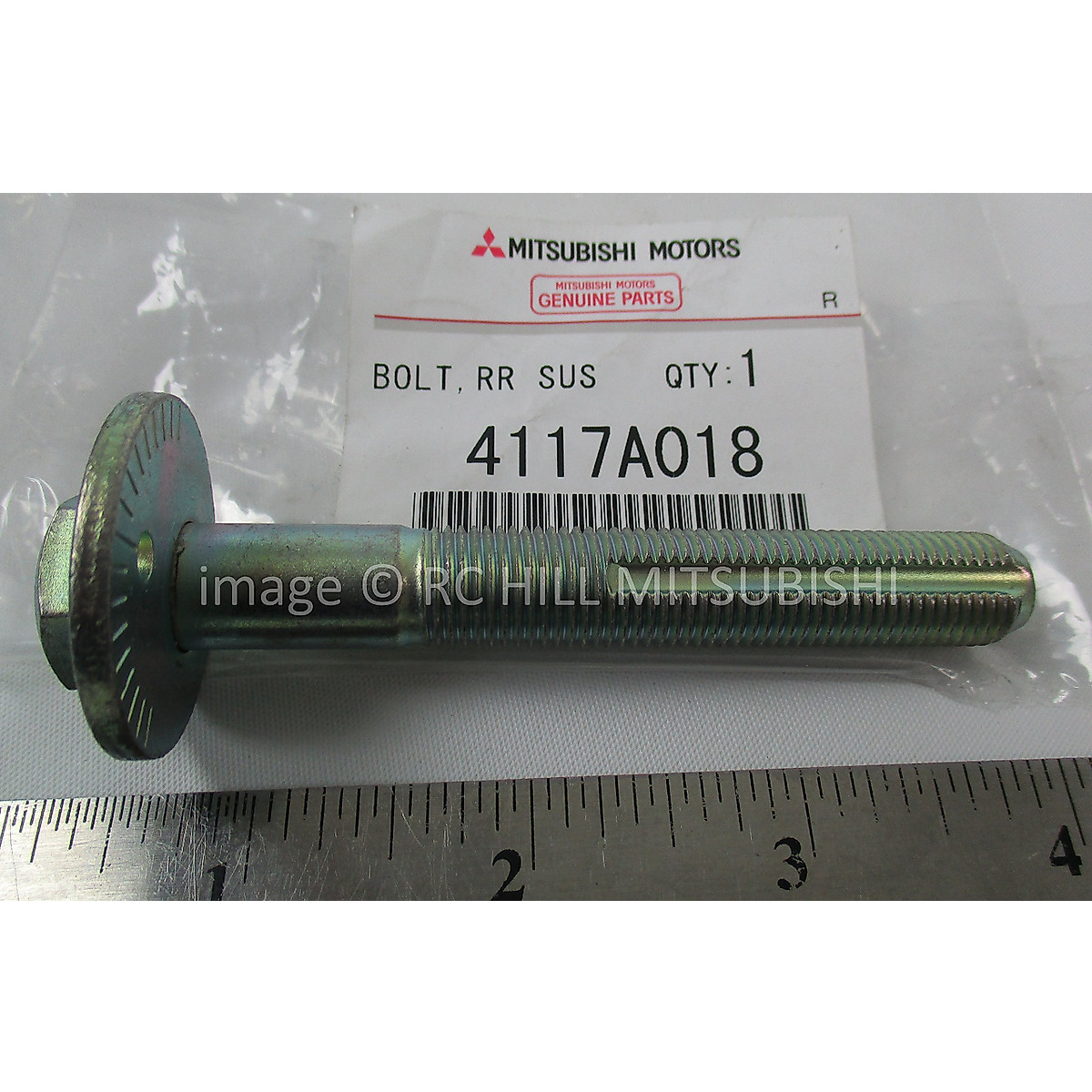 MITSUBISHI 4117A018 GENUINE OEM FACTORY ORIGINAL REAR ECCENTRIC LOWER ARM BOLT ALIGNMENT