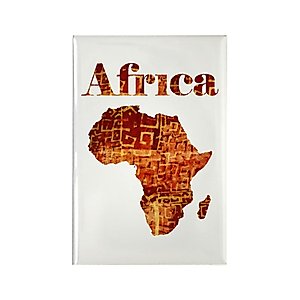 CafePress Ethnic Africa Rectangle Magnet, 3"x2" Refrigerator Magnet