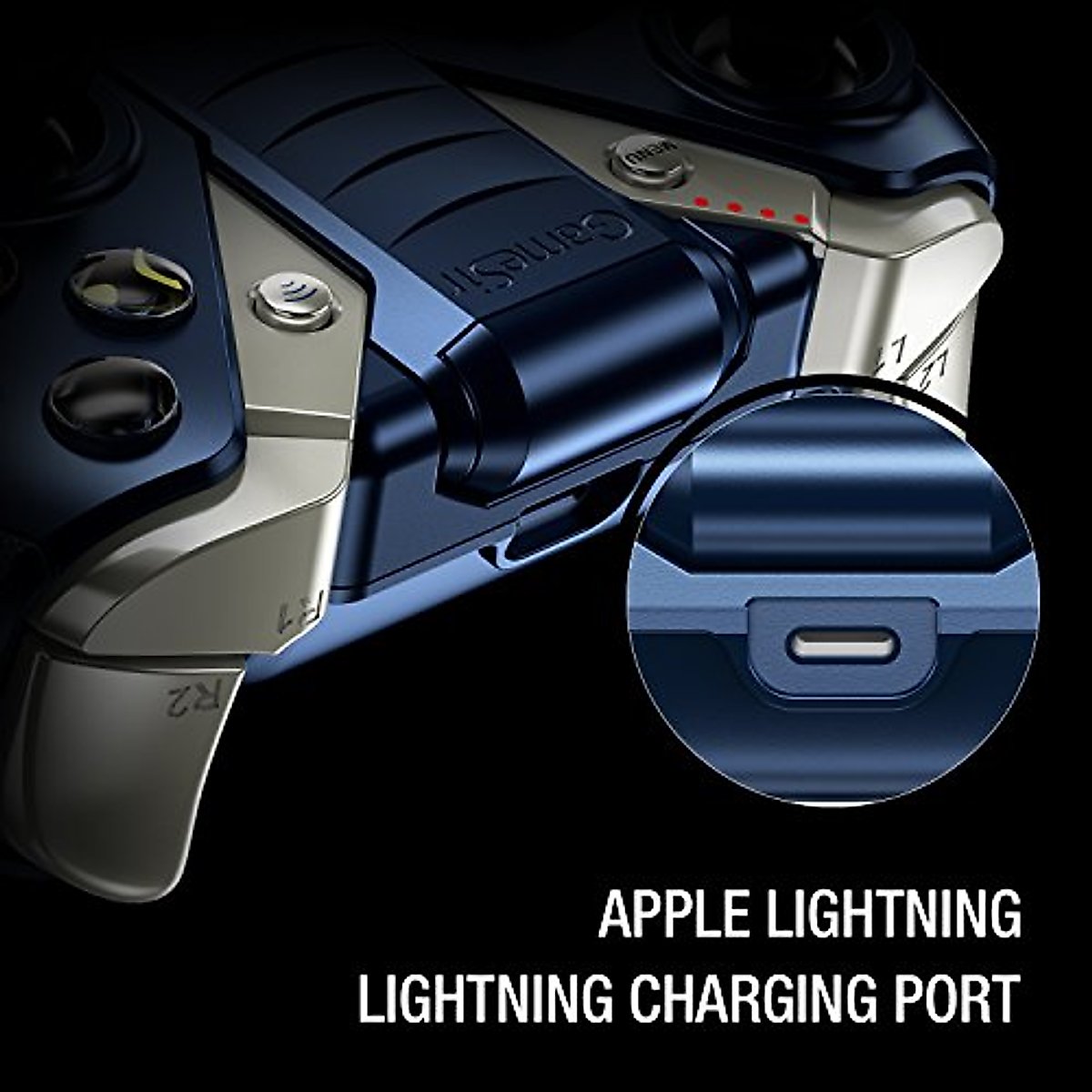 GameSir M2 Gaming Controller Gamepad Compatible with Apple TV, iPhone, iPad, iPod touch, Mac, Tello Drone