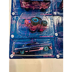Hot Wheels 2022 - Pearl & Chrome Series 2 - Set of 5 - with Out Chase - Skyline 2000 GT-R, Fairlady Z, Baja Bug, 53 Chevy, Manga Tuner - Ships Bubble Wrapped in a Box