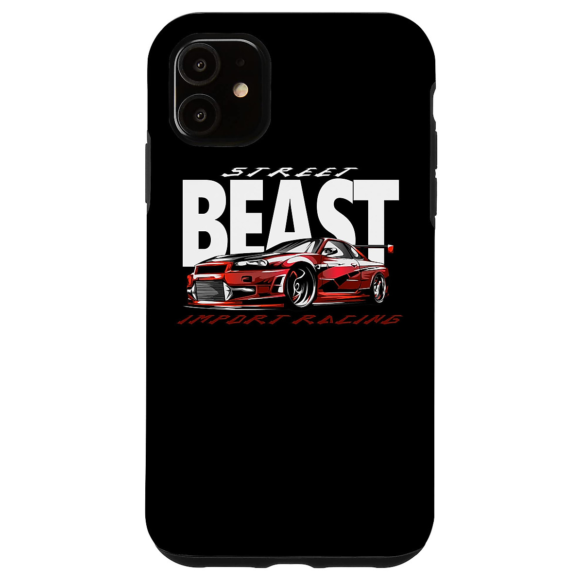 iPhone 11 Import Street Racer, Japanese Racing Car, Tuner Car Themed Case