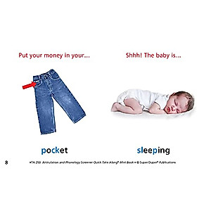 Super Duper Publications | Articulation and Phonology Screener Quick Take Along® Mini-Book | Speech Therapy | Educational Learning Resource for Children