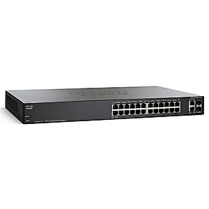 Cisco Small Business Smart SF200-24FP - Switch - 24 Ports - Managed - Desktop, Rack-Mountable (SF200-24FP-NA)