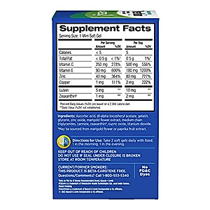PreserVision AREDS 2 Eye Vitamin & Mineral Supplement, Contains Lutein, Vitamin C, Zeaxanthin, Zinc & Vitamin E, 120 Softgels (Packaging May Vary)