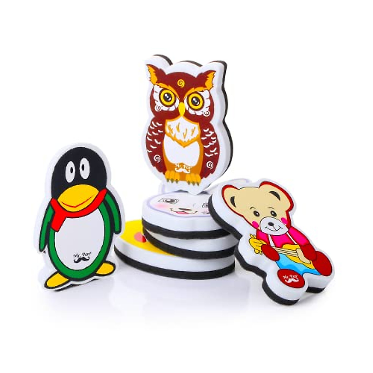 Mr. Pen - Whiteboard Eraser for Kids, Cute Dry Erase Erasers, 6 Pack, Magnetic Eraser for Dry-Erase Boards, Whiteboard Erasers for Classroom, Dry Erase Eraser, Dry Eraser Magnetic