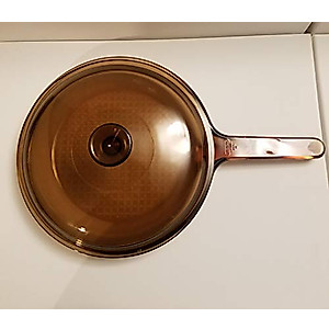 Corning Vision Visionware Amber 10" Frying Pan w/Lid