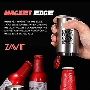 ZAVIT BEST DAD EVER Bottle Opener+Multitool Knife, Gifts for Dad, Dad Birthday Gift, Gifts Idea for Dad.