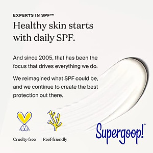 Supergoop! City Sunscreen Anti-Aging Serum SPF 30, 2 fl oz - Lightweight, Antioxidant-Rich Morning Lotion - Hydrating Vitamin Serum for Face - Prep & Protect with Vitamins E, B5 - Great for Guys