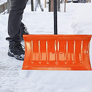 BESPORTBLE Household Ice Scraper Snow Shovel Snow Cleaning Pusher Ice Scraper Frost and Snow Removal Emergency Snow Tools for Driveway Pathway Car Trunk Vehicle Camping Garden Beach Snow Shovel