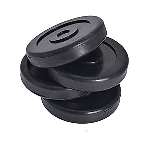 SEBLAFF 4-Pack Car Hoist Rubber Pads Round Rubber Arm Pads Replacement for Bendpak Scissor Lift Pads 5715017