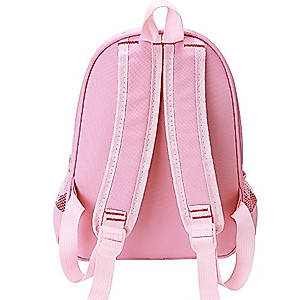BAOHULU Toddler Backpack Ballet Dance Bag 9 Colors for Girls 2-8Y CL003_Pink