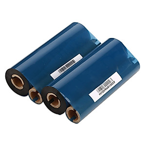 CYTTR 4.33" x 244' Thermal Transfer Ribbon - 1 Roll. Resin Enhanced Wax 1/2 Inch Core Ink Out for Zebra Eltron Datamax Zebra GC420t GK420t GX420t TLP2442 TLP2844