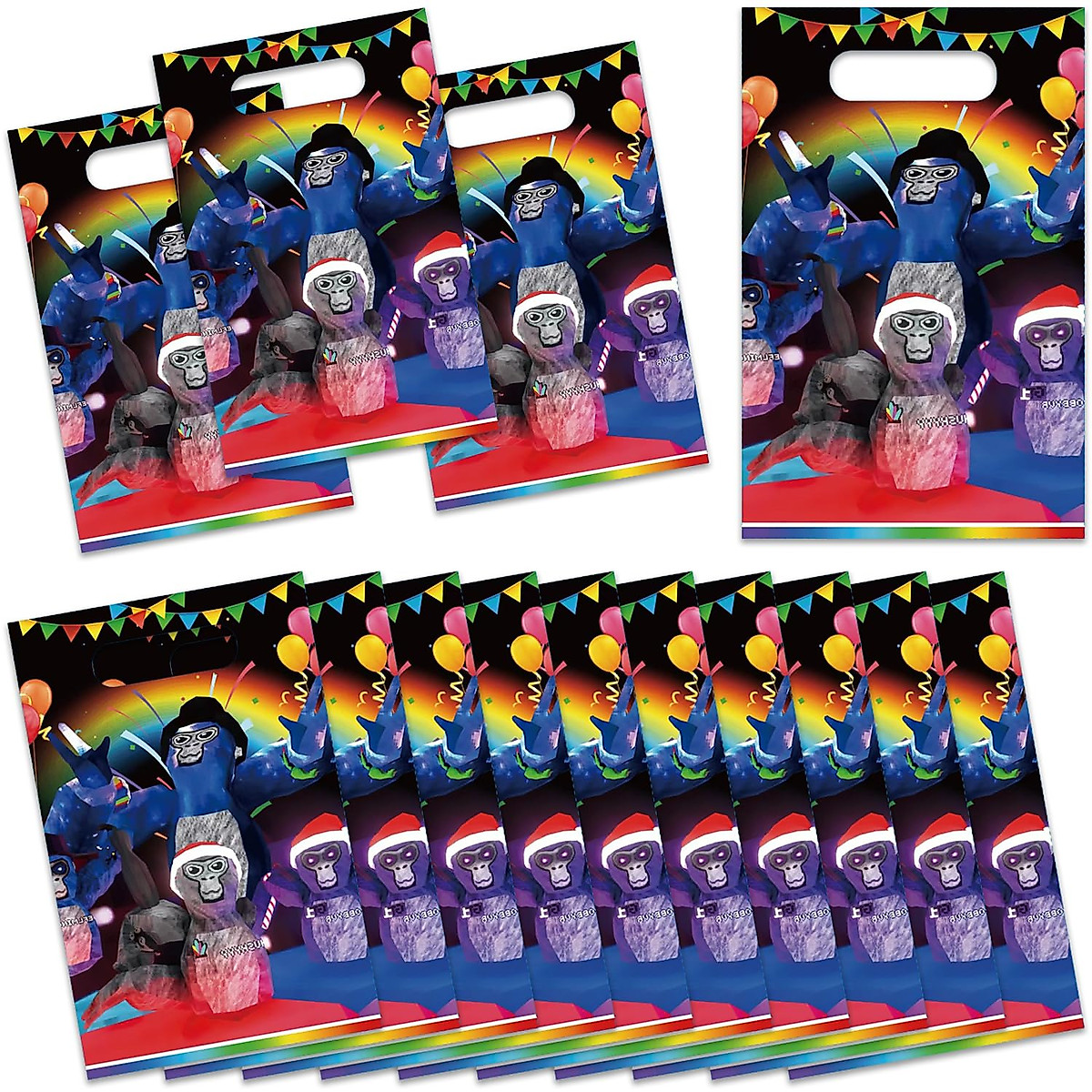 Chuntianli 30Pcs 𝒢𝑜𝓇𝒾𝓁𝓁𝒶 𝒯𝒶𝑔 Party Gift Bags, Gooddie Bags Party Supplies Birthday Decoration Gift Bags 𝒢𝑜𝓇𝒾𝓁𝓁𝒶 𝒯𝒶𝑔 Birthday Party Decorations