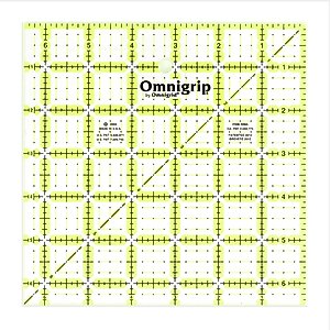 Omnigrid Non-Slip Quilter's Ruler, 6-½" x 6-½"
