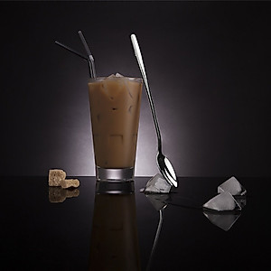 Ggbin 7.5-Inch Ice Tea Spoons, Stainless Steel Long Handle Stirring Spoons, 12 Pieces