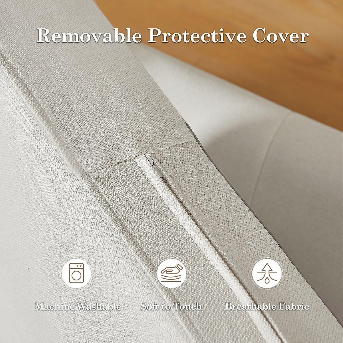 Anranni Loveseat Sofa 64" W Small Sofa Couch, Mid Century Modern Love Seat Couches, 2/3 Seater Mini Sofa for Small Spaces, Comfy Deep Seat Sofa Cama for Living Room, Office, Bedroom