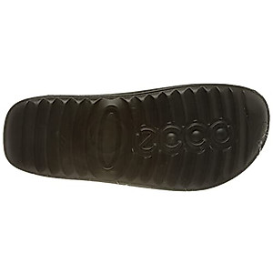 ECCO Women's Cozmo One Band Slide Sandal, Black, 9-9.5