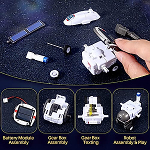 STEM Projects Toys for Kids Ages 8-12, Solar Robot Science Kits Gifts for 8-14 Year Old Teen Boys Girls, 120Pcs Building Experiments for Teenage Ages 9 10 11 13