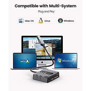 ORICO 2.5'' Hard Drive Enclosure SATA to USB3.0 Cable, Hard Drive Adapter Converter for 2.5 Inch SSD & HDD Data Transfer, Support UASP(S2-3A-05)
