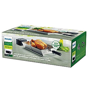 Philips Kitchen Appliances Philips HD6971/00 Smoke-Less Grill Rotisserie Attachment, Stainless Steel