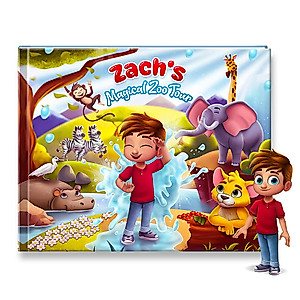 Personalized Name Story Book - Personalized Children's Book with Name On Every Page - Your Child is The Star of The Story - Book for Kids Aged 0-7