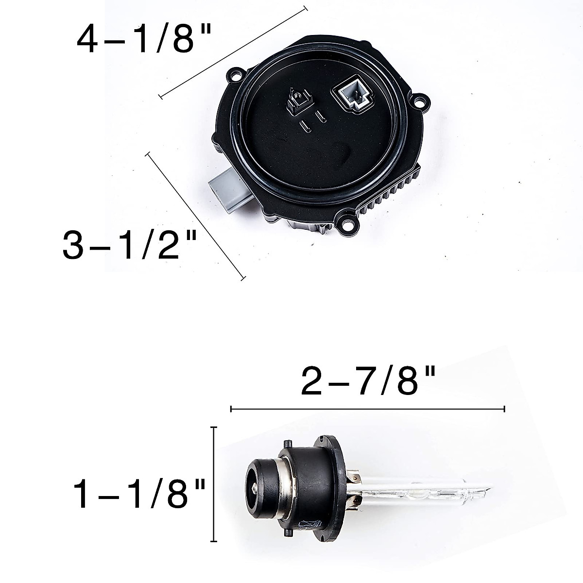 28474-89904 Xenon HID Headlight Ballast Control Unit W/D2S Bulb & Igniter Module Compatible with Infiniti EX35 FX35 G35 JX35 M35 Nissan 350Z Altima Murano Rogue, Replaces 2847489907 28474-8991A