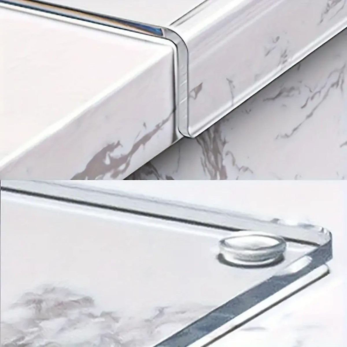 16 X 18" ACRYLIC CUTTING BOARD WITH COUNTER LIP