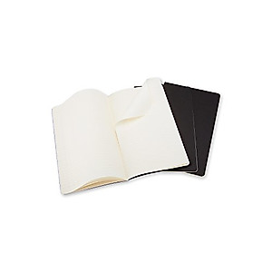 Moleskine Cahier Journal, Soft Cover, Large (5" x 8.25") Ruled/Lined, Black, 80 Pages (Set of 3)