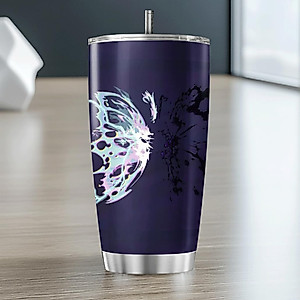 Tumbler Butterfly Tea Iced Jayvik Steel Hot Travel 20 Oz Coffee Stainless Insulated